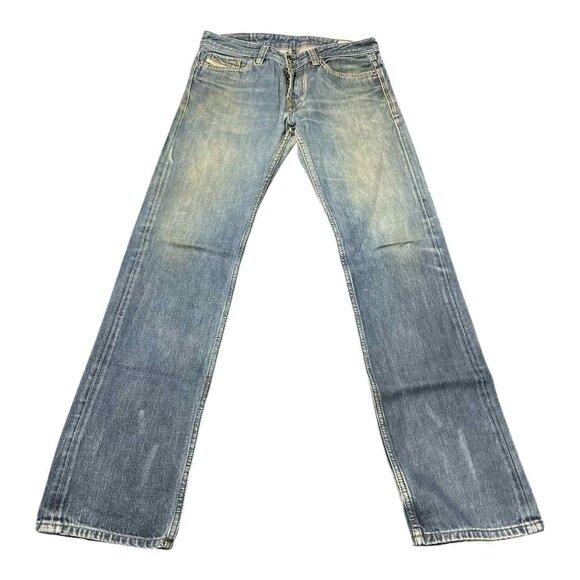 Diesel | Jeans | Diesel Viker Back Jeans Mens 3x34 Blue Straight Leg ...